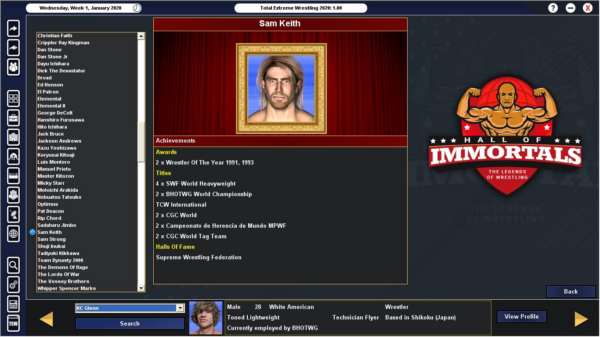 The wait is over. Total Extreme Wrestling 2020 TEW2020 has launched.