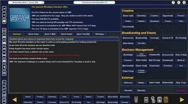 Total Extreme Wrestling 2020 Review - TEW 2020 is simply a wonderful game