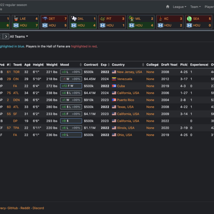 Images - ZenGM Baseball - GM Games - Sports General Manager Video Games