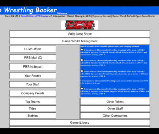 Pro Wrestling Booker (Online)